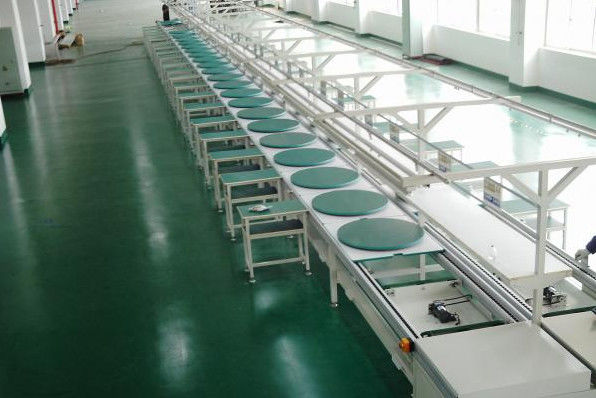 Anodized Aluminium Profile / LED Street Lamp Panle Light Assembly Line ...