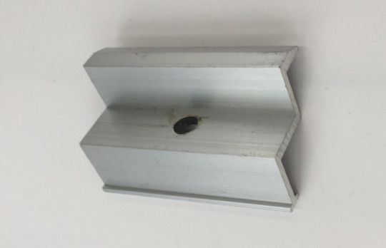 Aluminum End / Mid Clamp For Solar Roof Mounting Systems / Solar Panel ...
